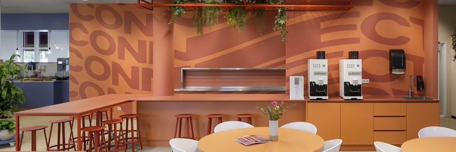 Printwerk en signing voor kleurrijk kantoor Cygnif... - Projecten ...